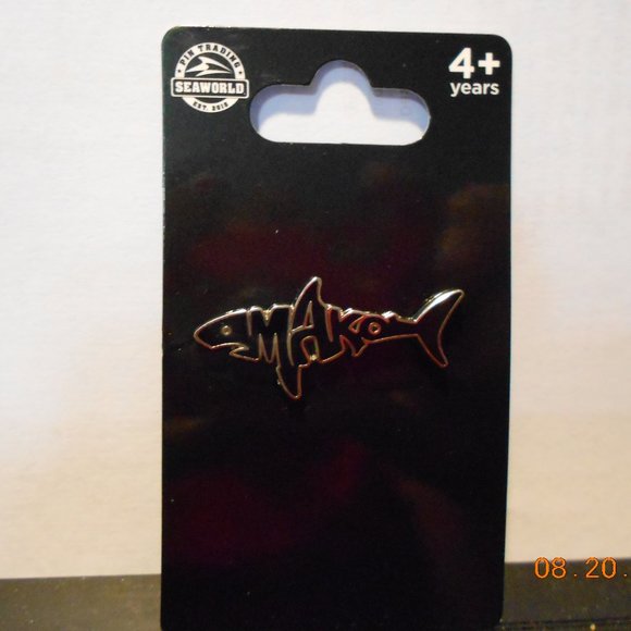 SeaWorld | Accessories | New Seaworld Mako Shark Hat Cap Lapel Pins ...